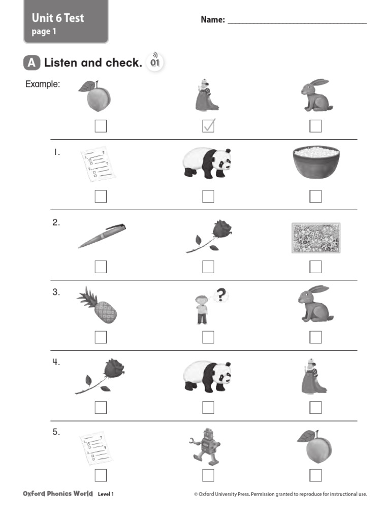 OPW Level 1 Test 6 (WWW - Languagecentre.ir) | PDF