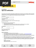 NHS Pension Opt-Out Form | PDF