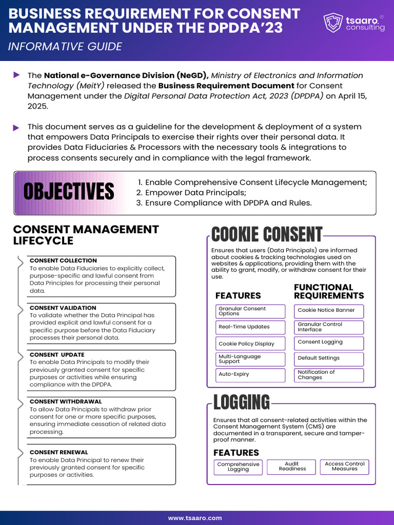Consent Management Under DPDPA 2023 Guide | PDF | Http Cookie ...