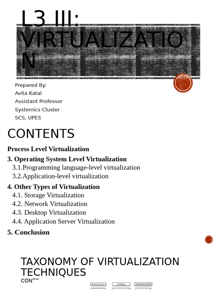 L9-11 III Virtualization | PDF | Desktop Virtualization | Virtualization