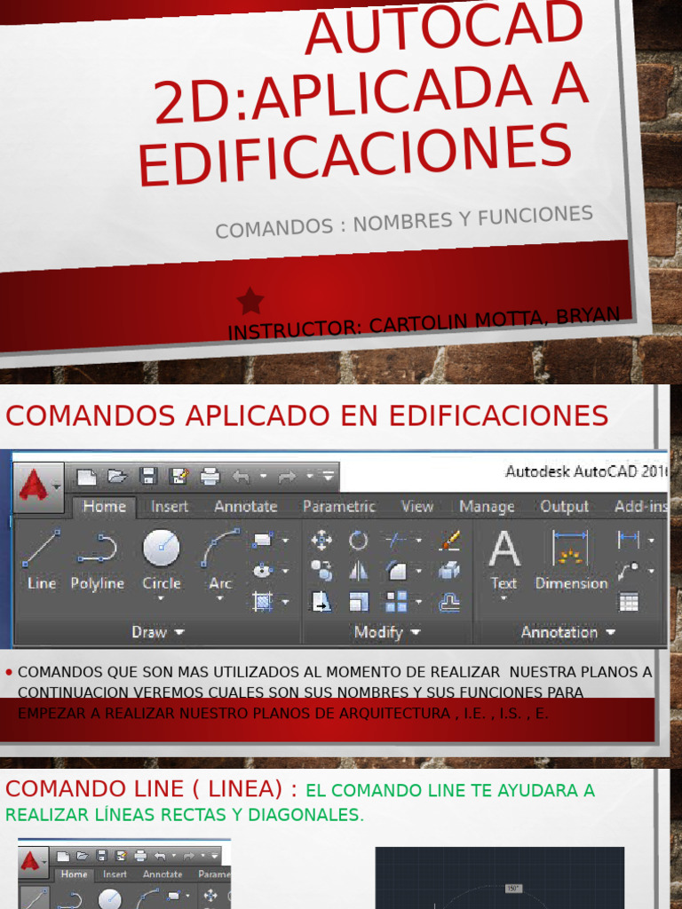Comandos Basicos | PDF | Geometría