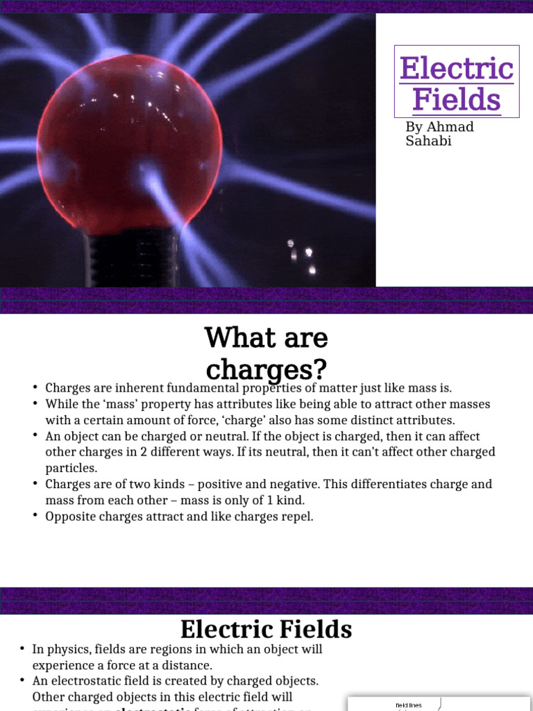 Understanding Electric Fields and Charges | PDF | Electric Field | Force