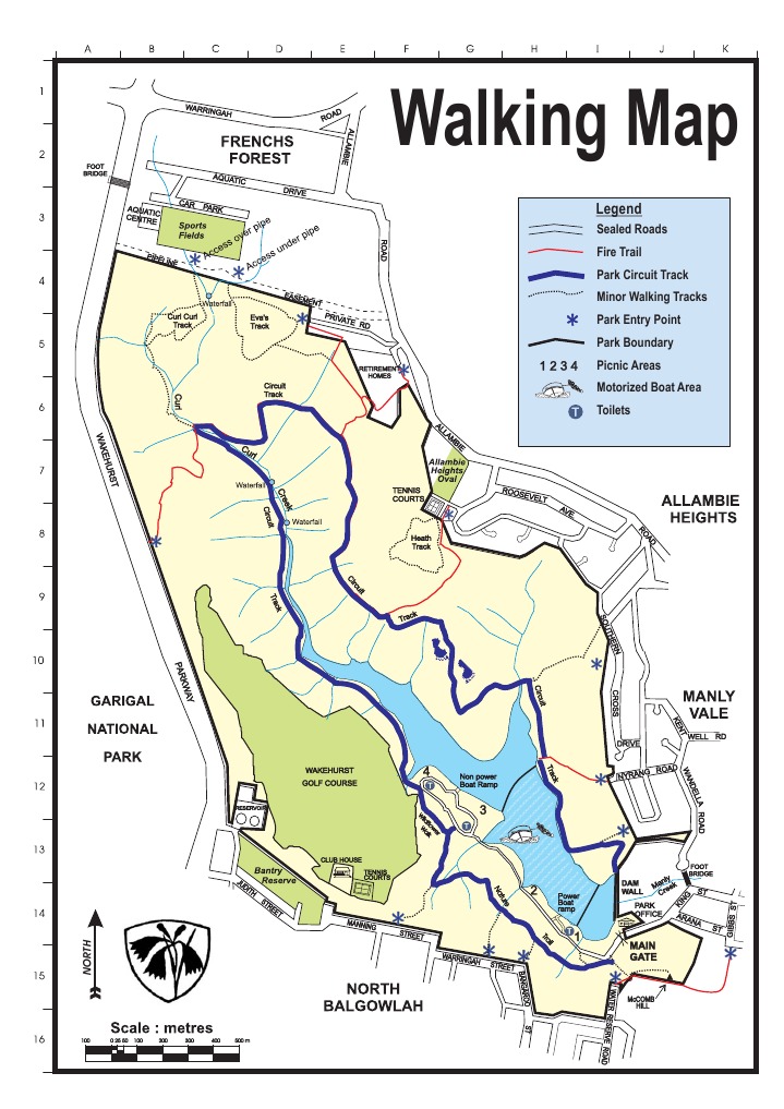 Detailed Walking Map with Trails | PDF