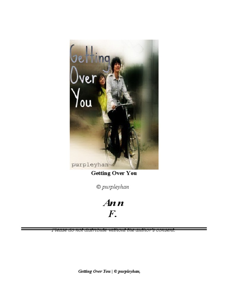 Getting Over You Purpleyhan | PDF | Poetry