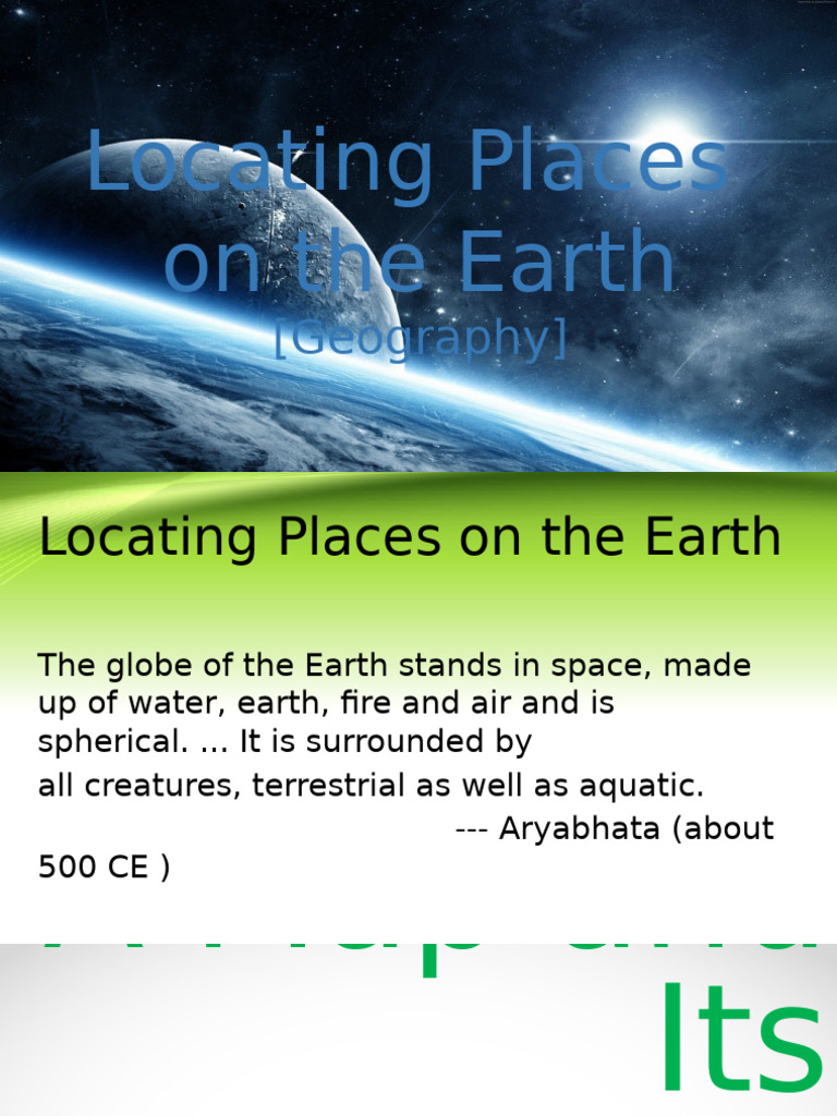 Locating Places On The Earth | PDF | Longitude | Latitude