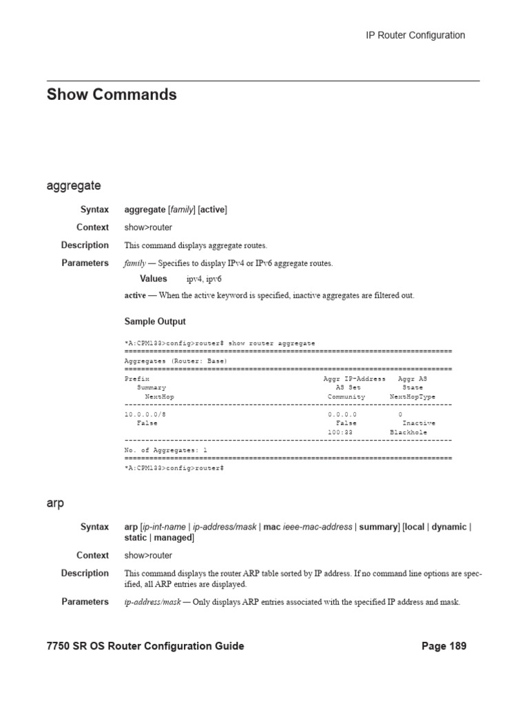 Router Cli Show CLI | PDF | Ip Address | Telecommunications