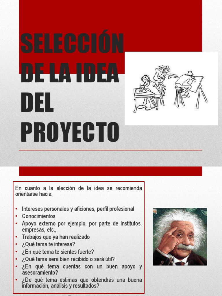 Selección de La Idea Del Proyecto | PDF | Toma de decisiones | Cognición