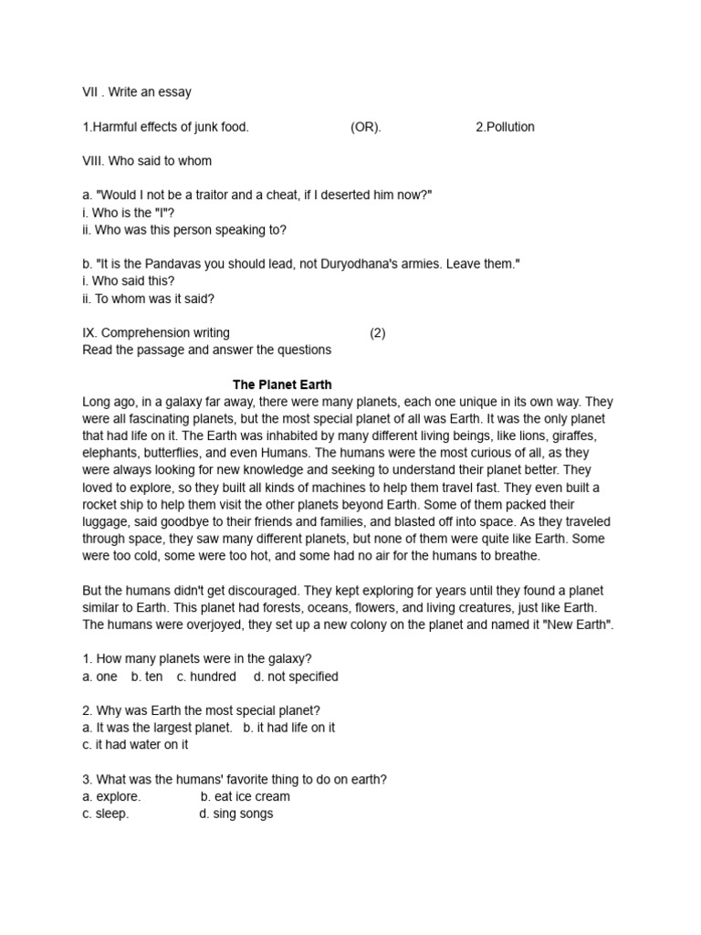 6th 2nd Sheet | PDF