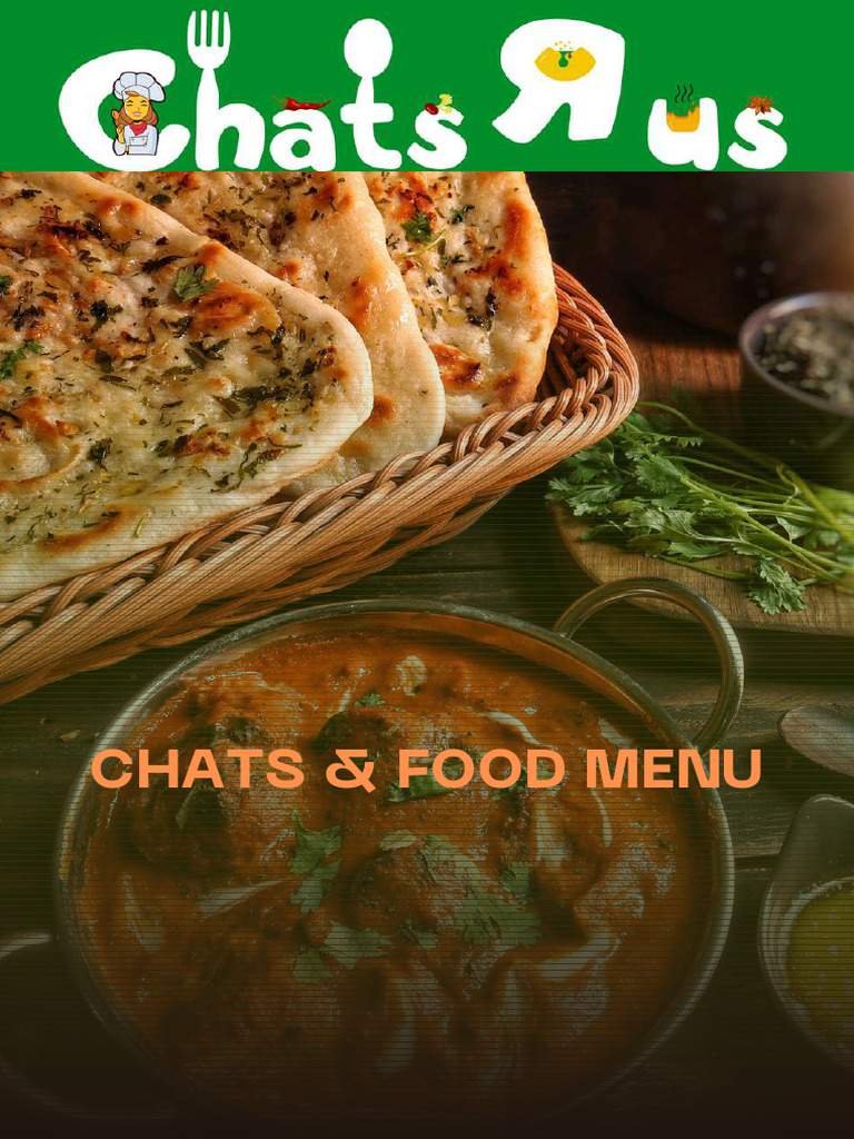 Chats & Food Menu Overview | PDF | Indian Cuisine | Western Cuisine
