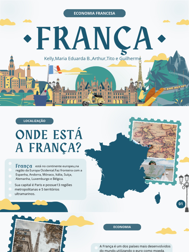 Economia da França e Desafios Urbanos | PDF