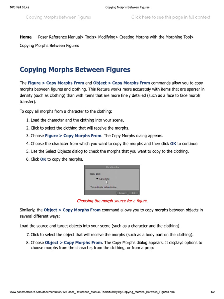Copying Morphs Between Figures | PDF