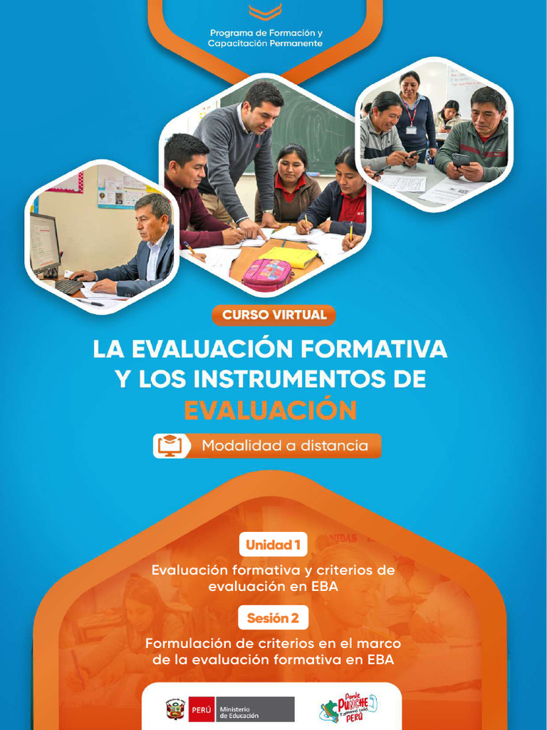 Eval. For. y Criterios de Eval - Fascículo U1S2 - EFIF | PDF ...