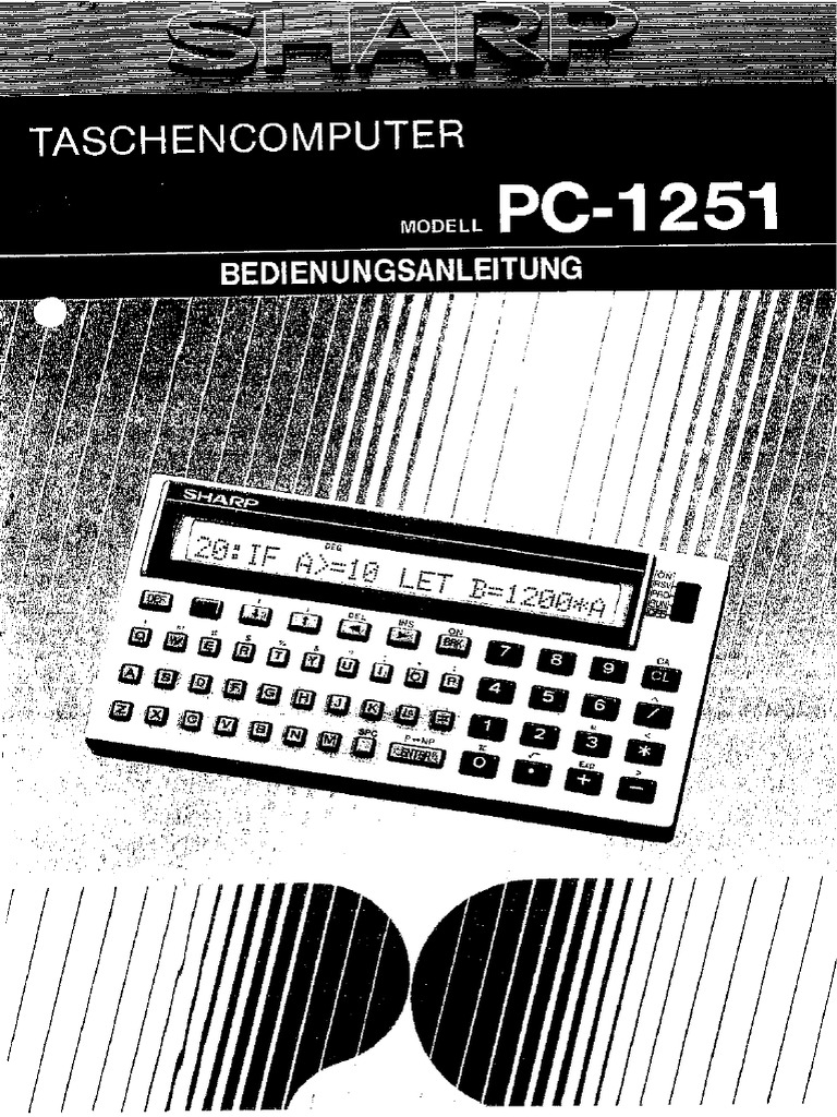 Sharp Pc-1251 de | PDF