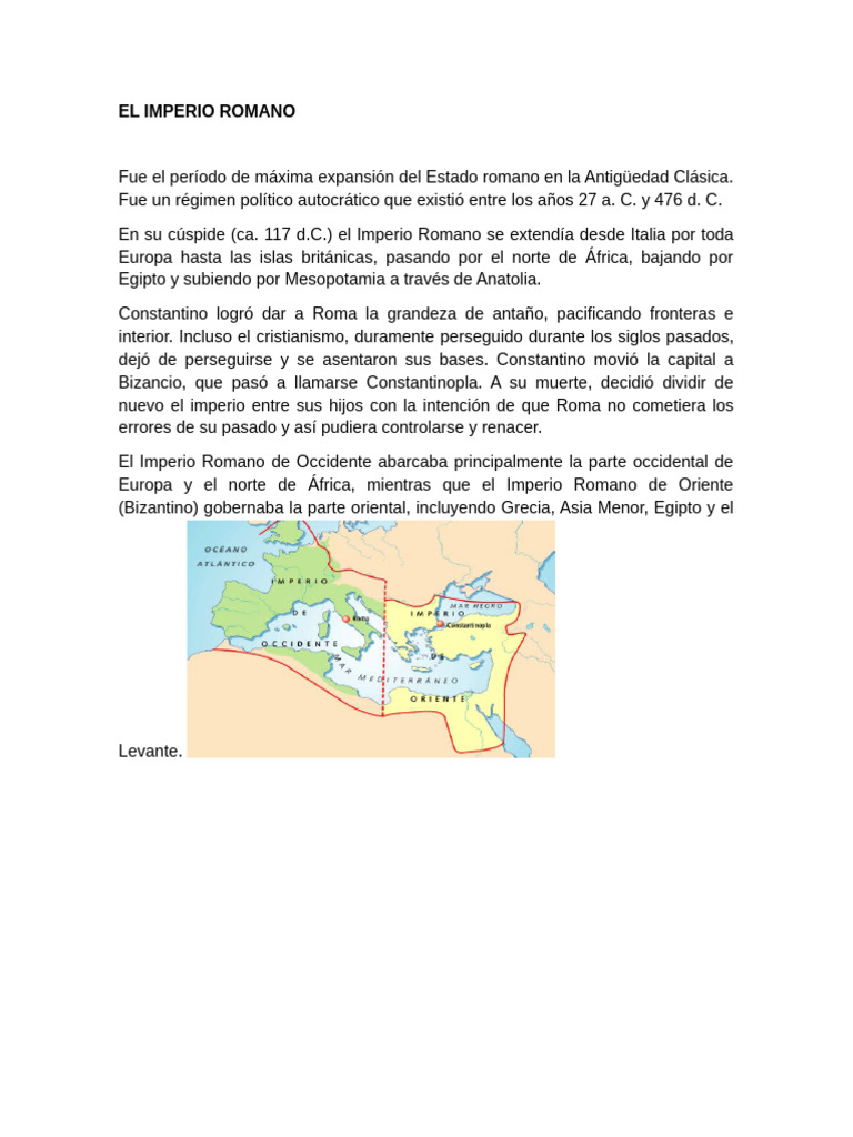 Biografia Emperador Cesar Augusto y Territorios Que Integraron Roma ...