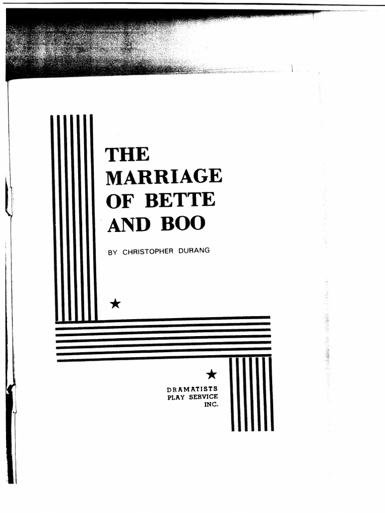 The Marriage of Bette and Boo - HERE | PDF