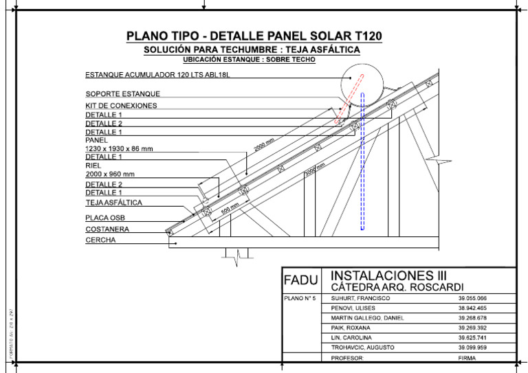 Detalle Panel Solar | PDF