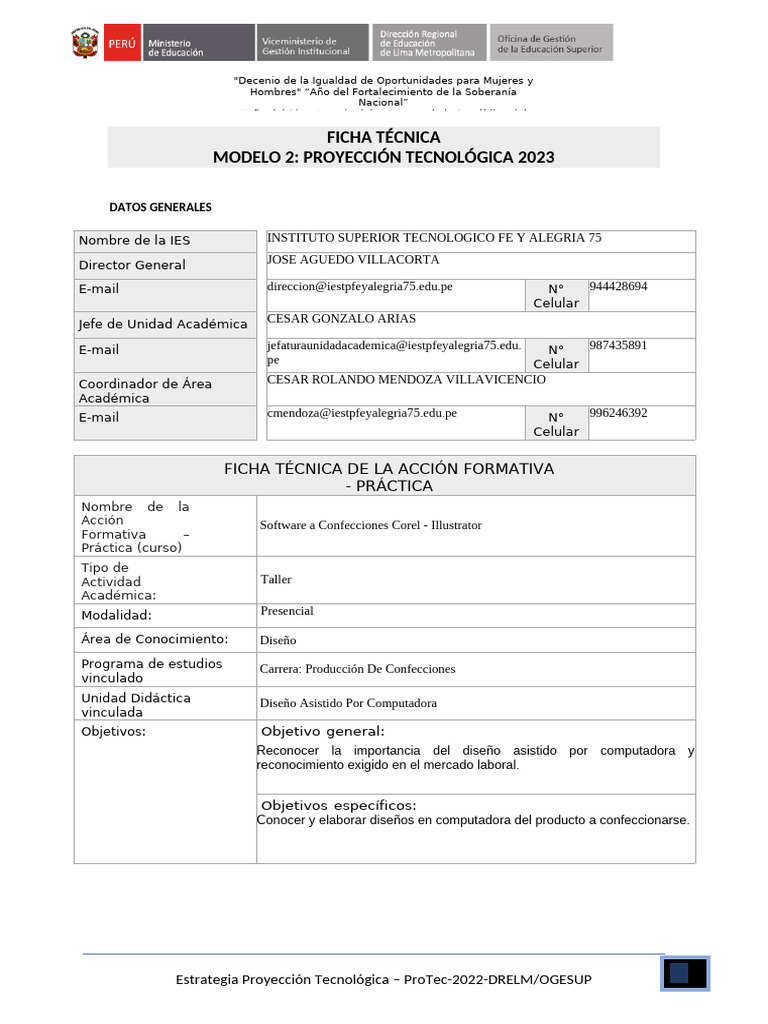 Anexo Ficha Técnica Protec 2023-Pc | PDF | Software | Laboratorios