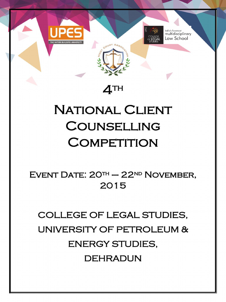 Invitation Format Judging Standards Rules Schedule | PDF | Lawyer | Justice