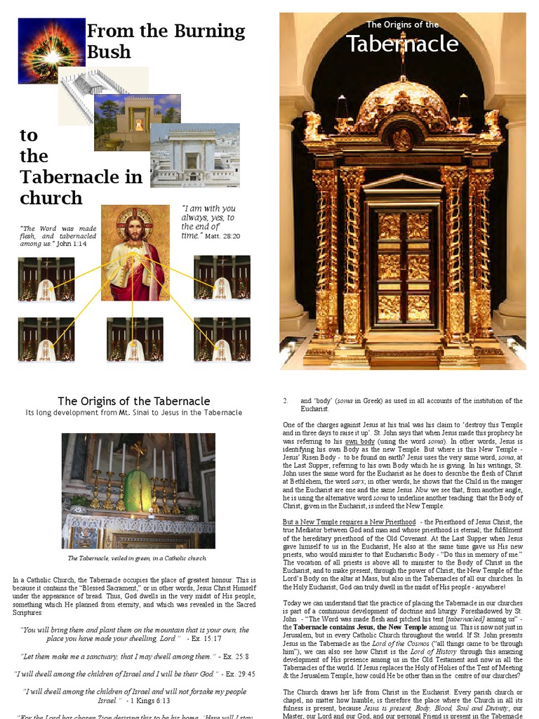 The Origin of The Tabernacle | PDF | Holy Of Holies | Tabernacle