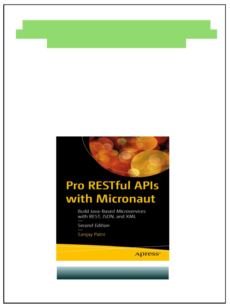 Pro RESTful APIs with Micronaut: Build Java-Based Microservices with ...