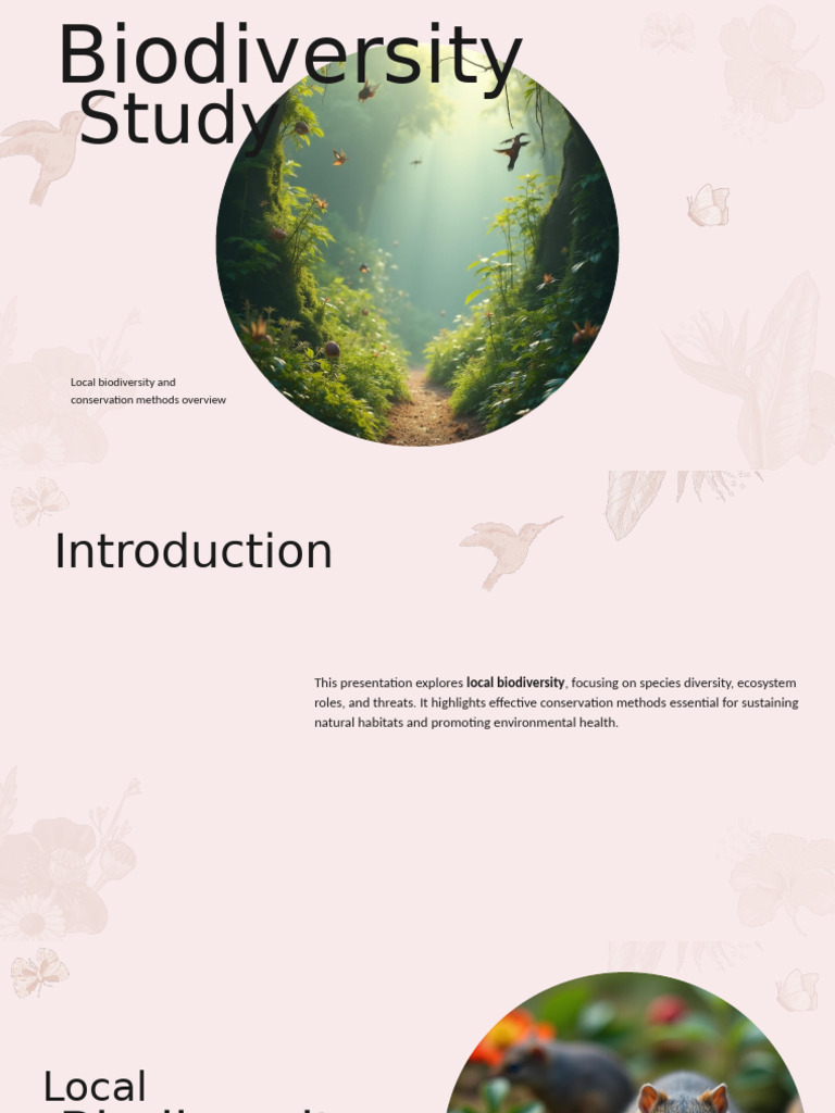 Biodiversity Study | PDF