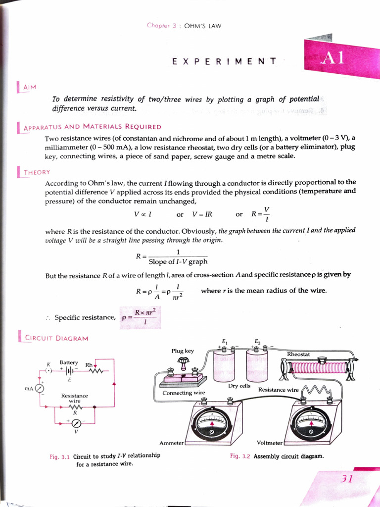 Ohm's Law and Half Deflection Method | PDF | Electricity | Electromagnetism
