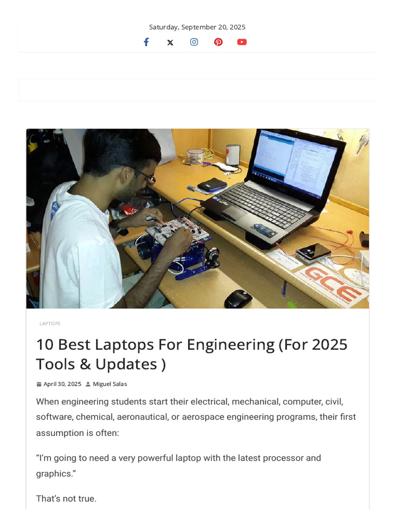 Best Laptops for Engineering Students 2025 | PDF | Graphics Processing ...