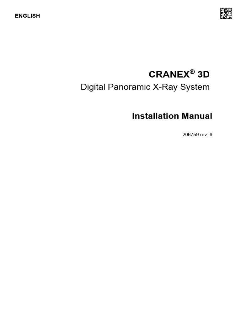 Cranex 3d Install Manual English Ver 6 | PDF | Electrostatic Discharge ...