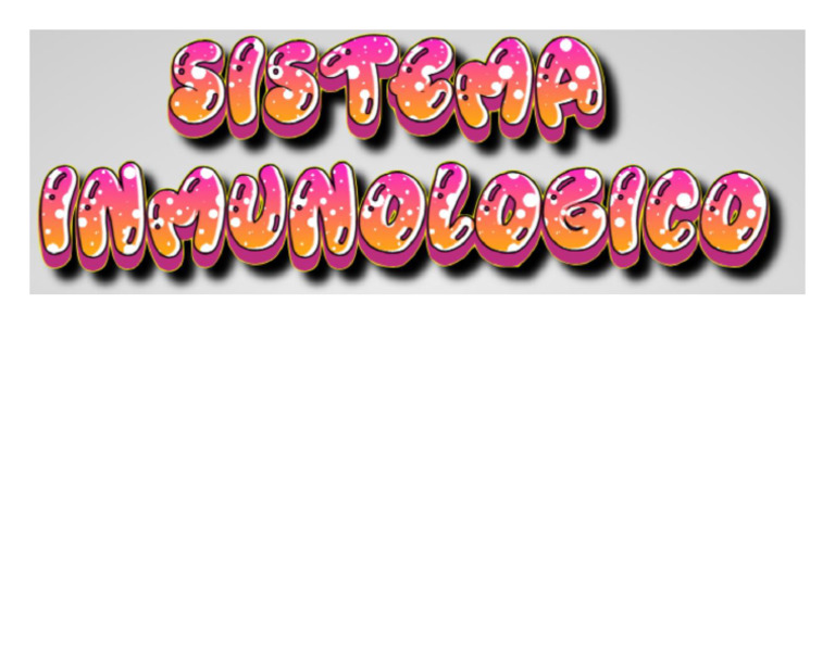 Titulo Sistema Inmunologico Pdf