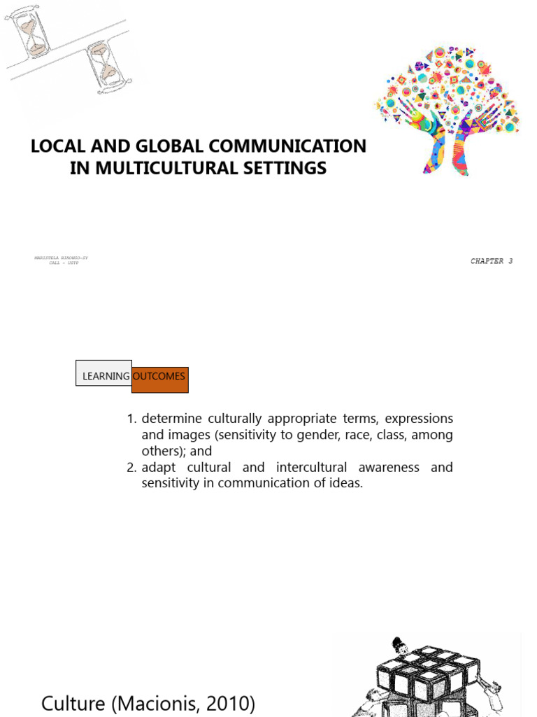 Chapter 3 Local and Global Communication in Multicultural Settings ...