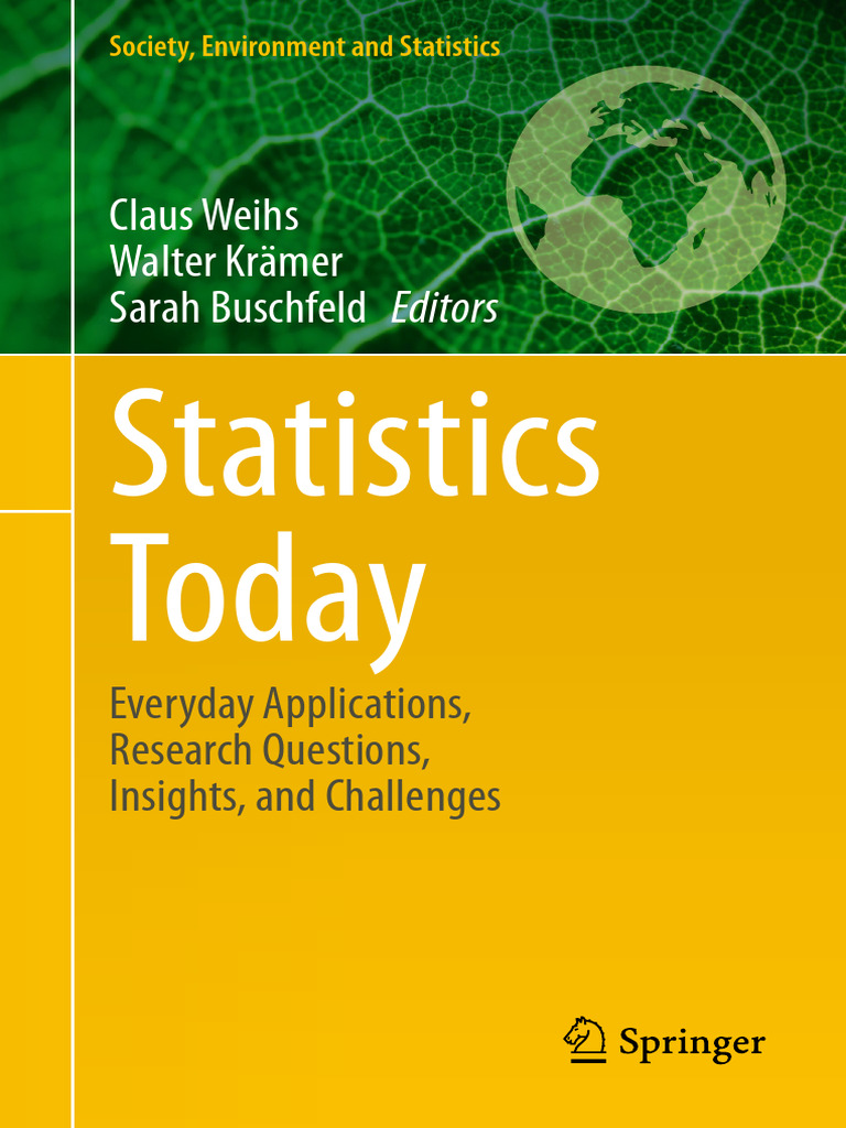 Statistics Today: Claus Weihs Walter Krämer Sarah Buschfeld | PDF ...