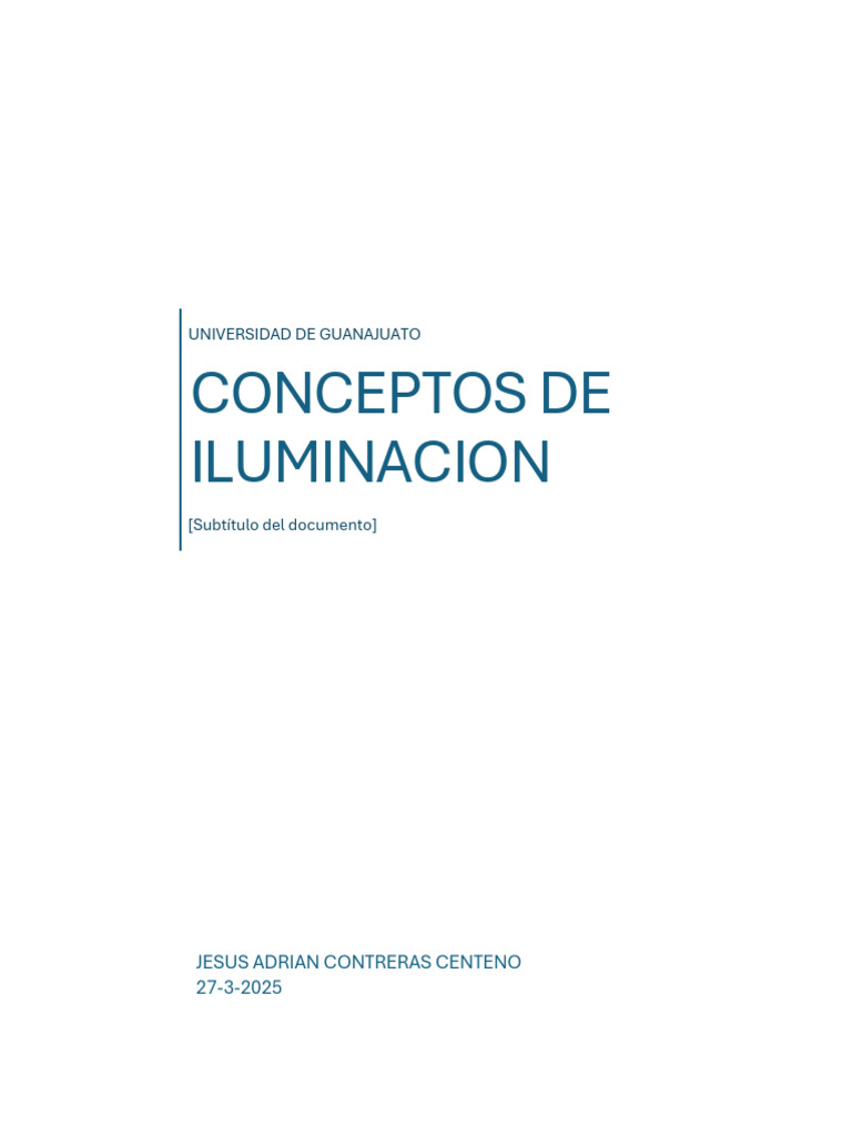 Conceptos de Iluminacion | PDF | Encendiendo | Espectro electromagnético