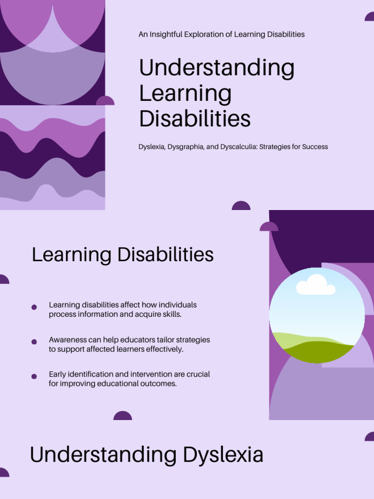 Presentation - Understanding Learning Disabilities | PDF | Learning ...