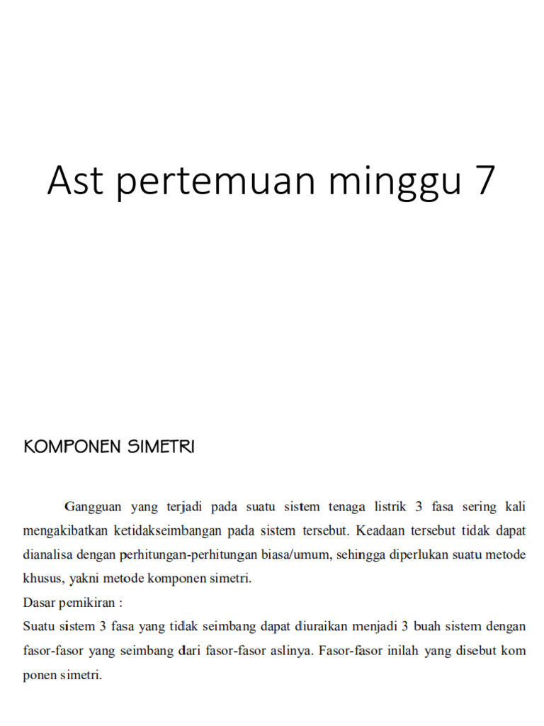 (p6) Komponen Simetri | PDF