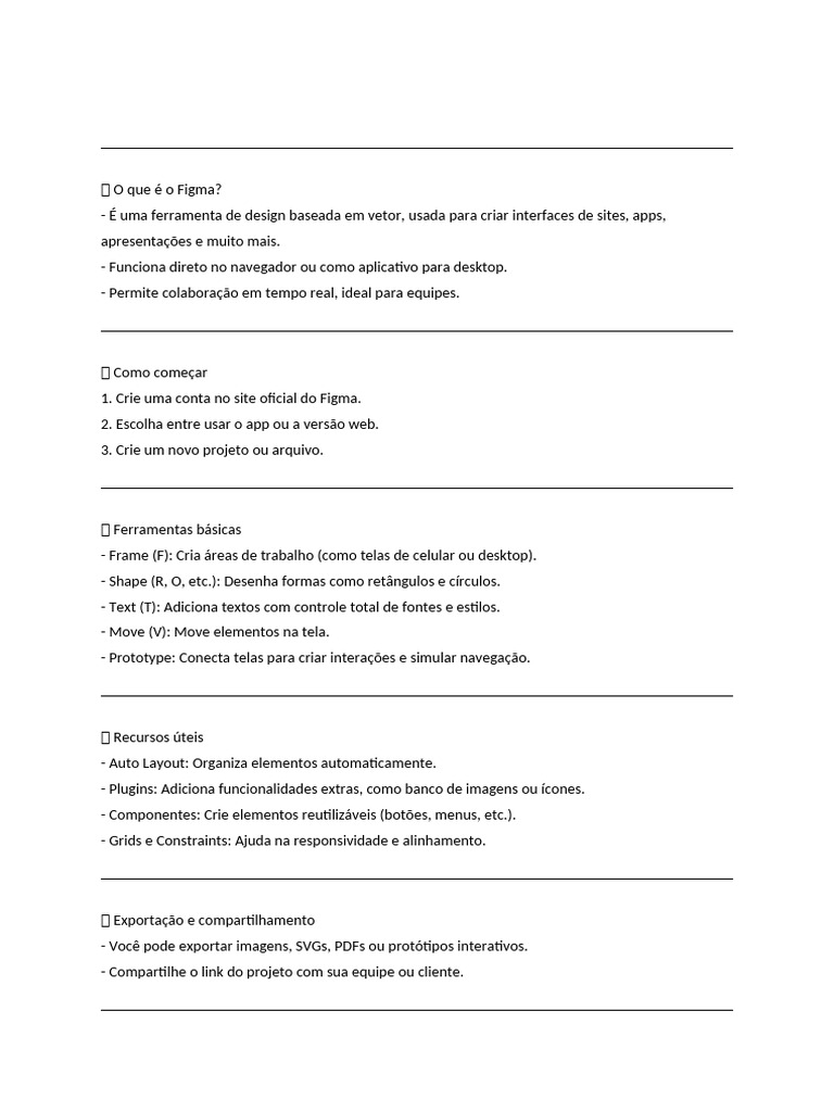 instruções figma | PDF