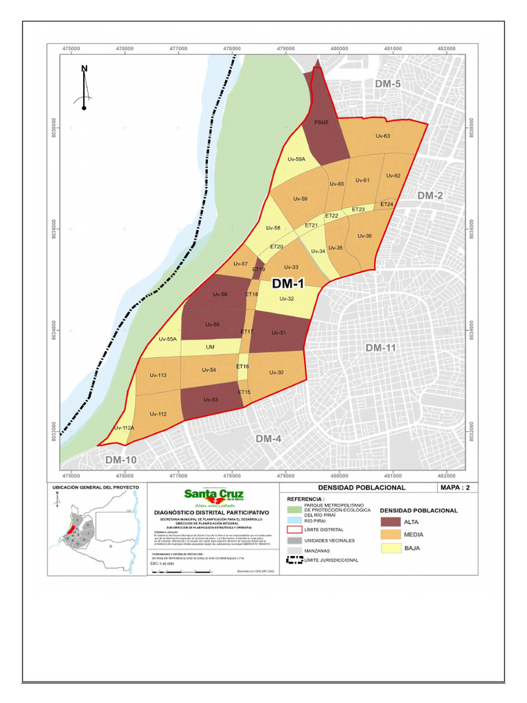 Distritos Municipales de Santa Cruz | PDF | Ciudad