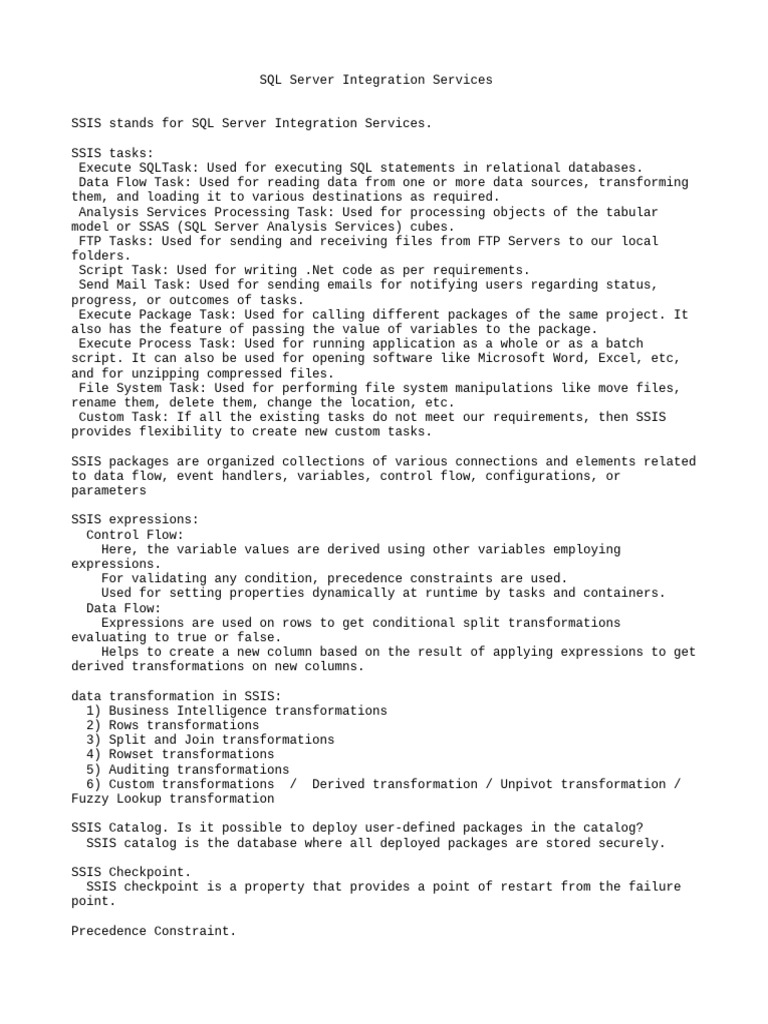SSIS | PDF | Information Retrieval | Information Science