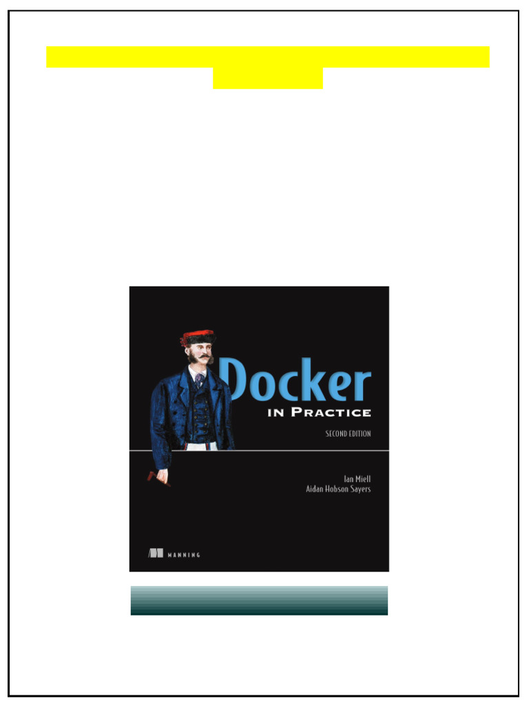 Docker in Practice 2nd Edition 1617294802 online reading | PDF | Zoology