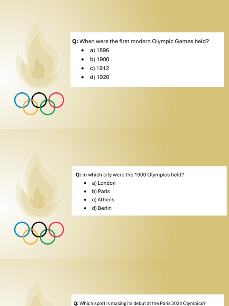 Olympics | PDF
