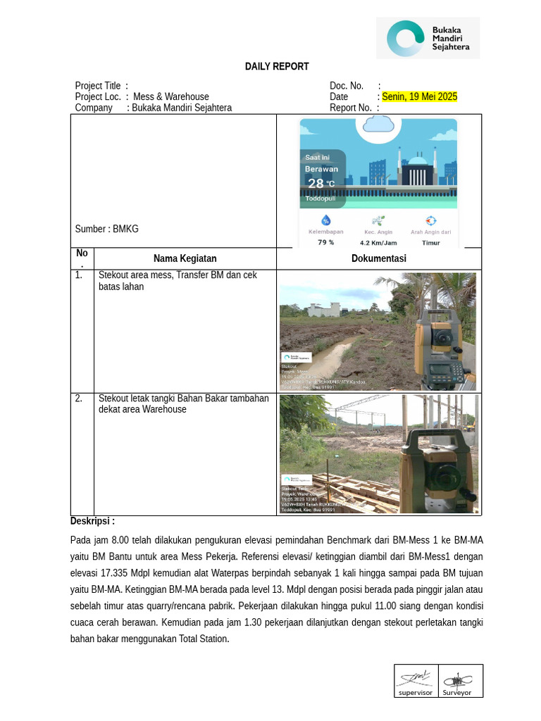 Daily Report | PDF
