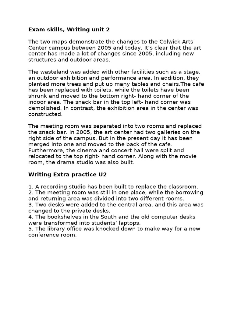 Writing Unit 2 | PDF