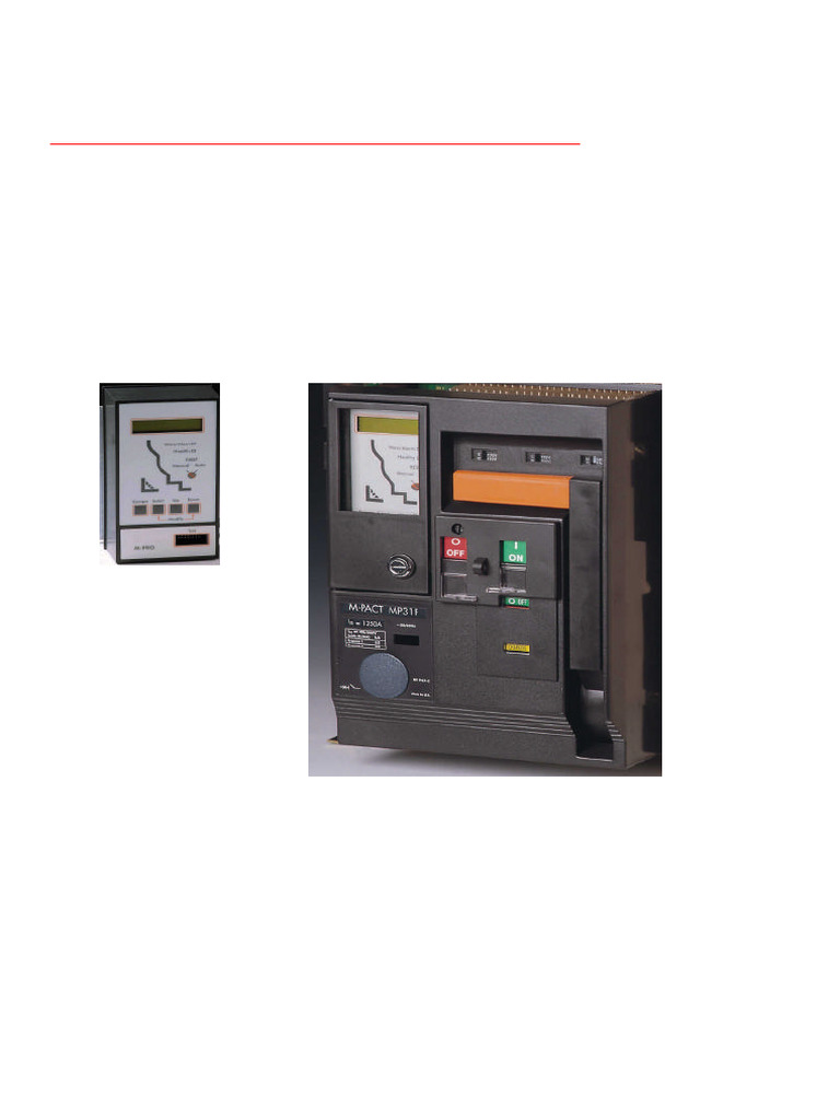 GE M-PACT Air Circuit Breakers Overview | PDF | Mains Electricity | Relay