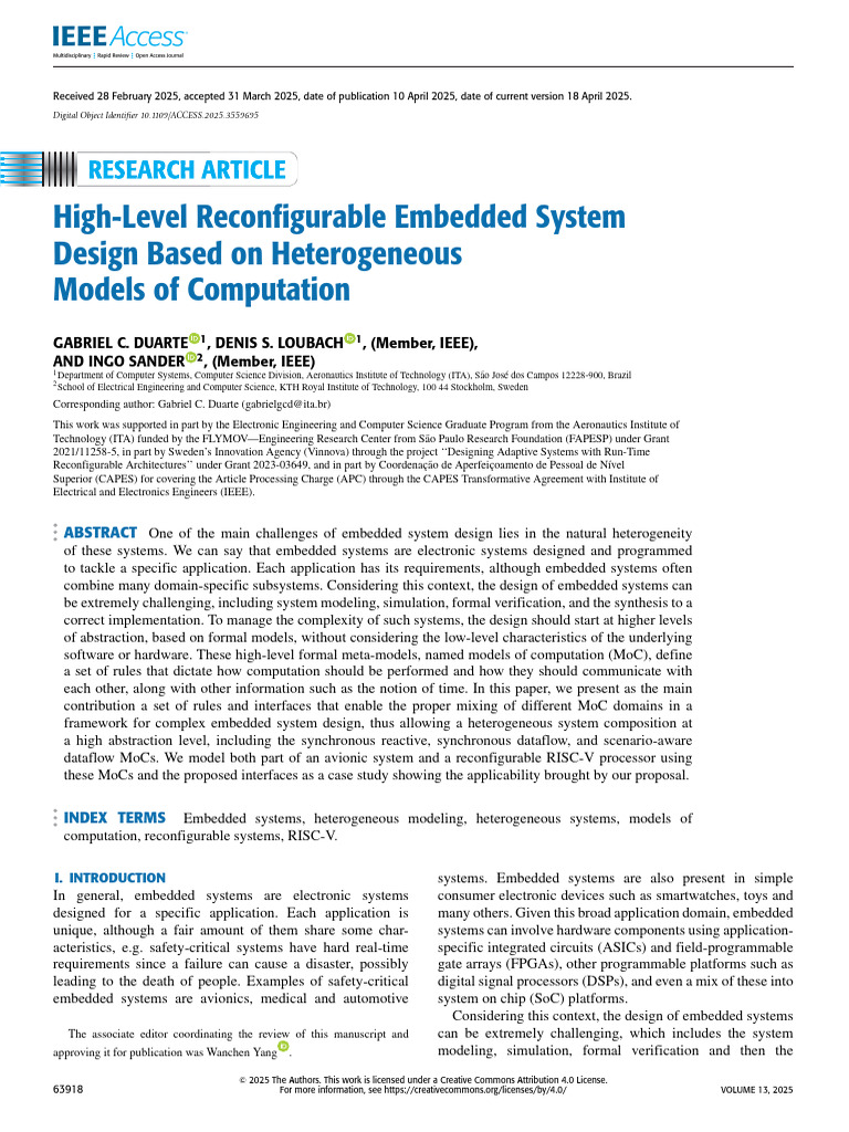 Heterogeneous Models for Embedded Systems | PDF | Embedded System | System