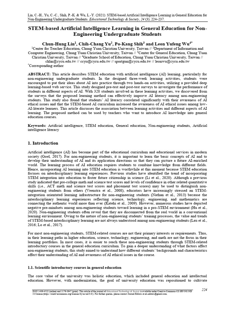 STEM-based Artificial Intellig | PDF | Intelligence (AI) & Semantics ...