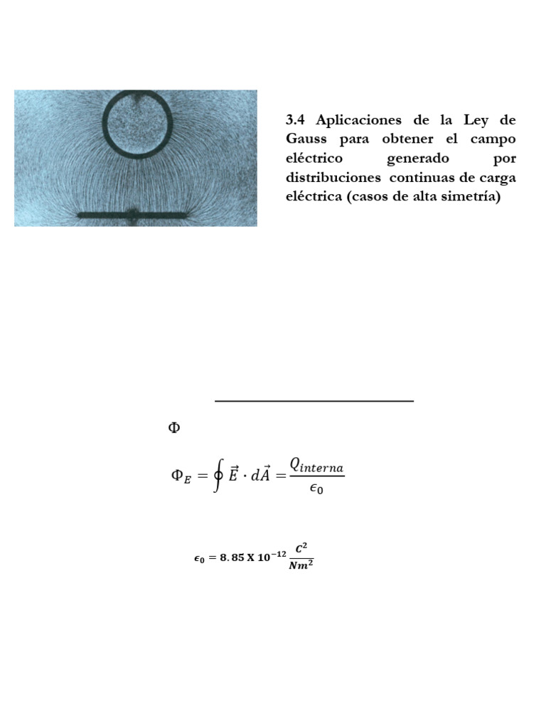 Unidad3 - Ley de Gauss para La Electricidad - 3.4 - 7marzo2024 | PDF ...