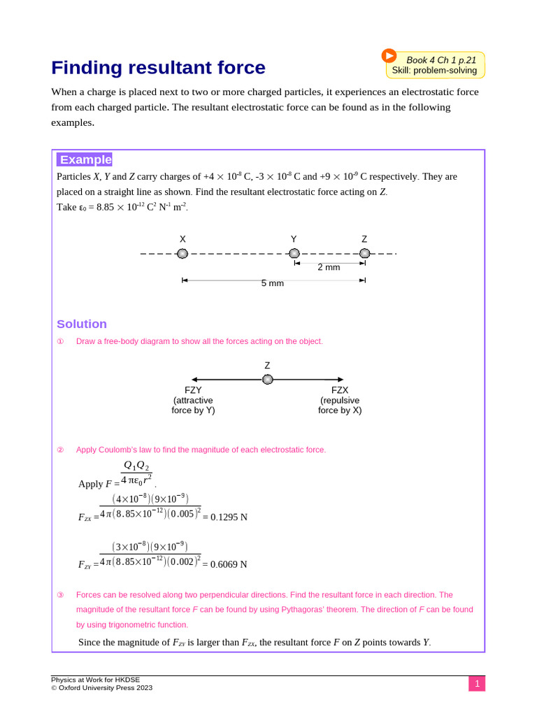 Skill Problem Solving 4-1-021 e | PDF | Force | Physical Phenomena