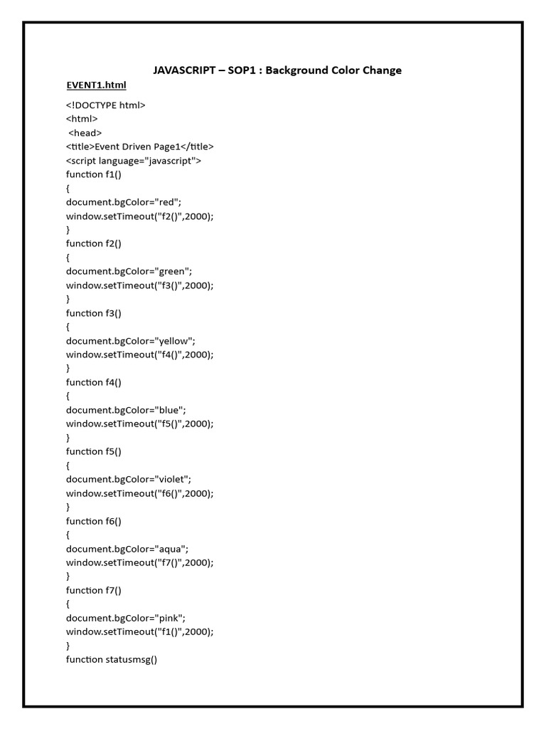 Event Driven Javascript | PDF