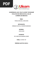 Reflejo de Micción y su Fisiología | PDF | Micción | Vejiga urinaria