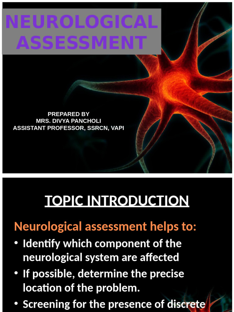Neurological Assessment Guide | PDF | Human Leg | Anatomical Terms Of ...