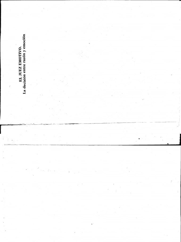 El Juez Emotivo | PDF